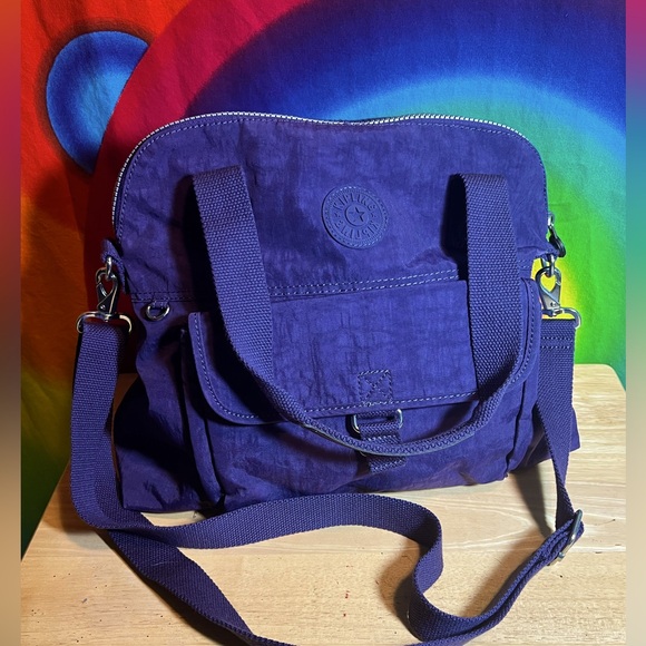 Kipling | Bags | Kipling Large Pahneiro Crossbody Tote Purple | Poshmark